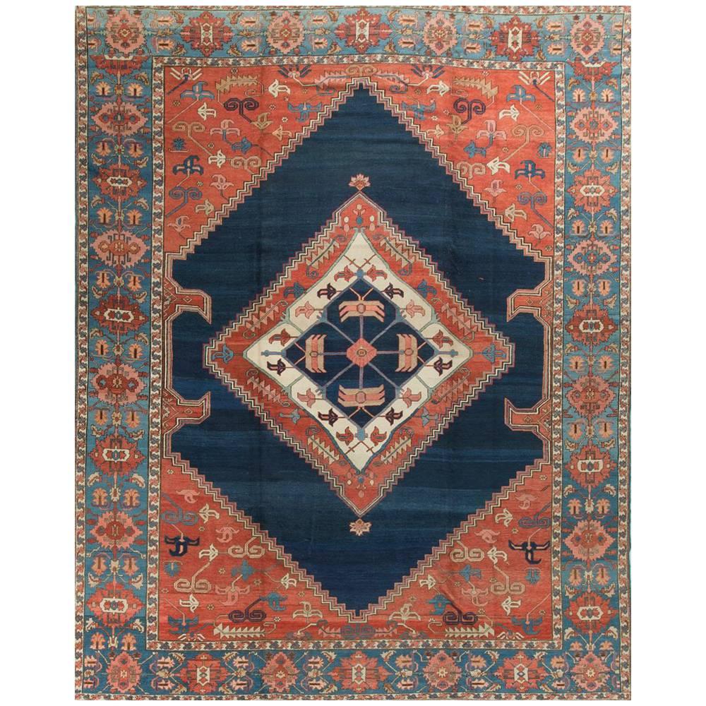 Antique Heriz Serapi Rug at 1stDibs