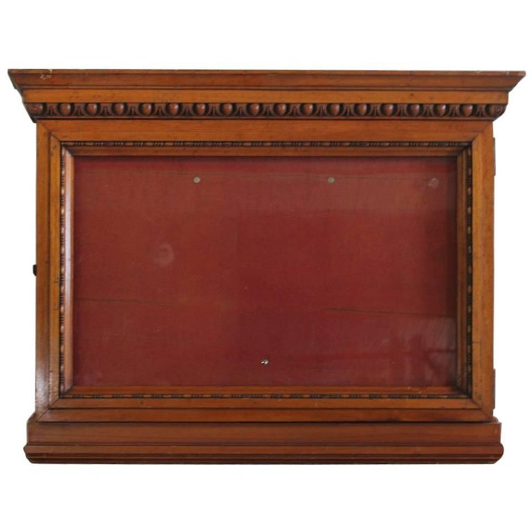 1920s Hand-Carved Wood Message Shadowbox For Sale at 1stDibs