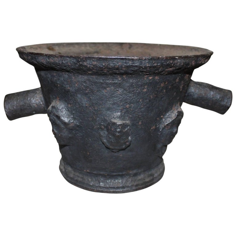 Early 17th Century French Mortar For Sale at 1stDibs