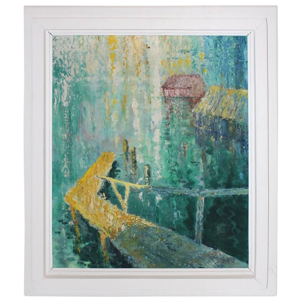 Icarian, 1967; An American Abstract Painting by: Maud Morgan at 1stDibs