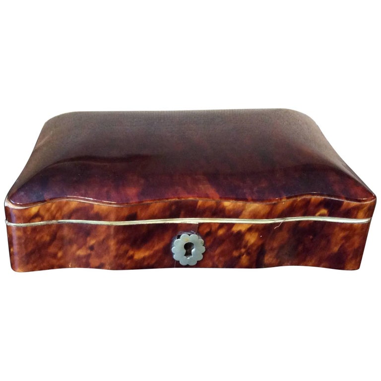 19th Century Tortoiseshell Box at 1stDibs