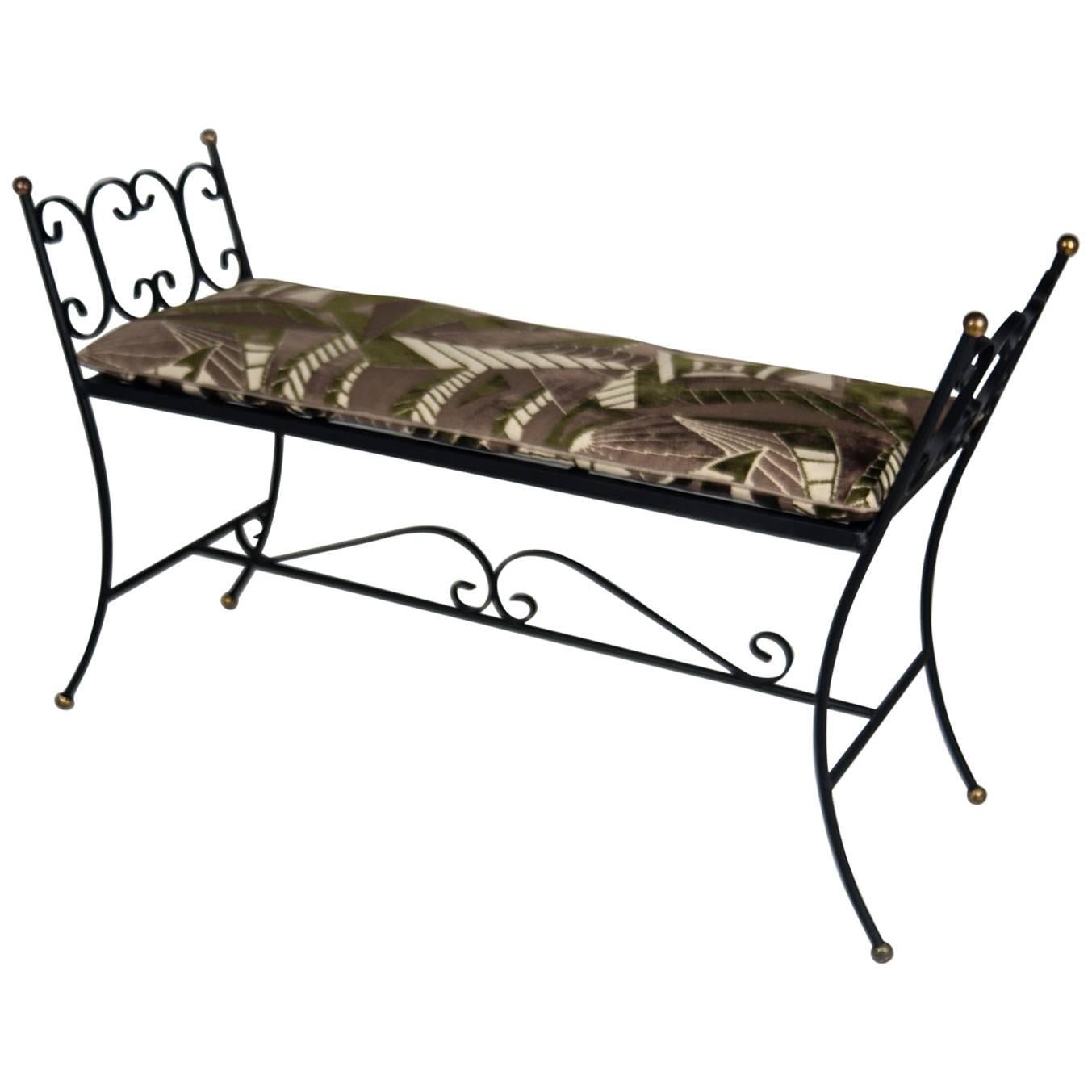 Arthur Umanoff Style Princess Bench For Sale at 1stDibs