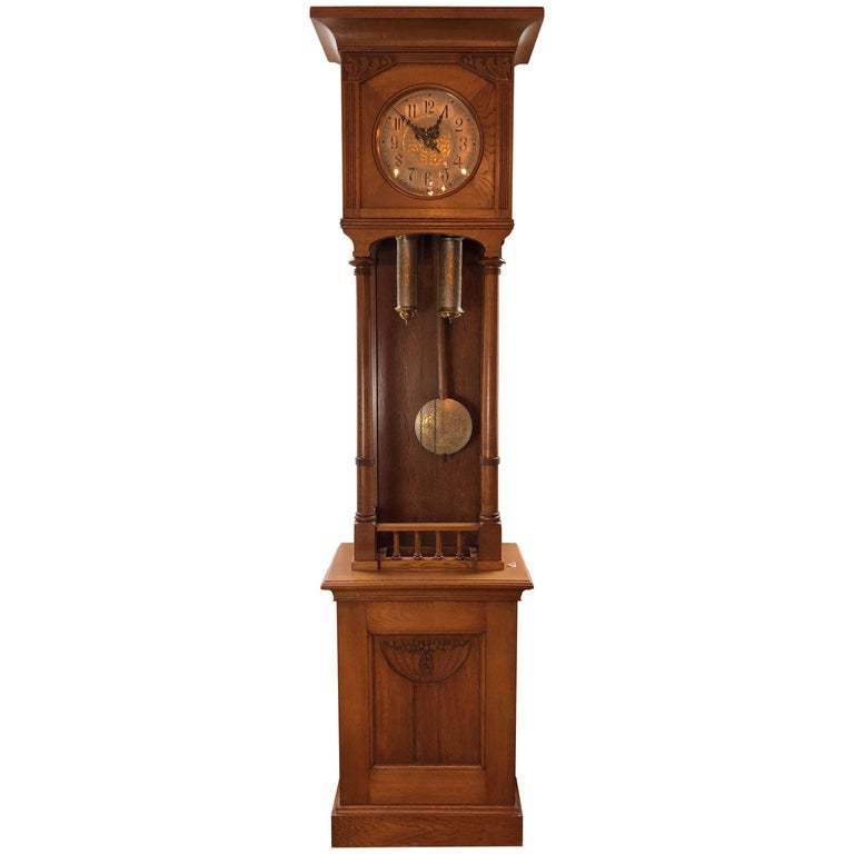 Tall Bauhaus Grandfather Clock, Austrian, circa 1920 at 1stDibs ...