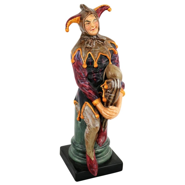 Royal Doulton Porcelain Jovial Sitting Jester Figurine HN2016 at ...