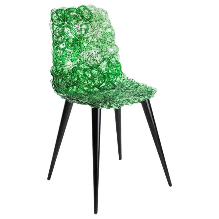 Gina Dining Chair by Jacopo Foggini for Edra in Handmade Polycarbonate ...