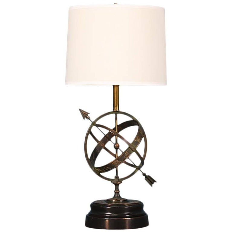 Frederick Cooper Astrological Zodiac Armillary Table Lamp at 1stDibs