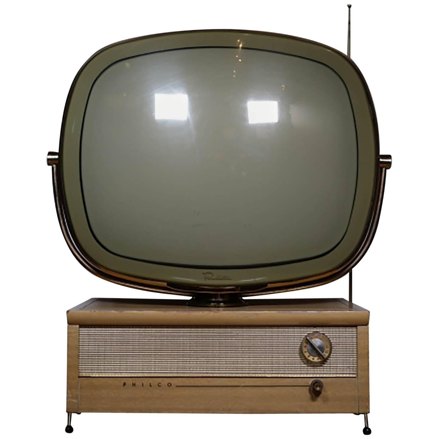 1958 Philco Swivel Top Television Rewired and Cable Ready For Sale at ...