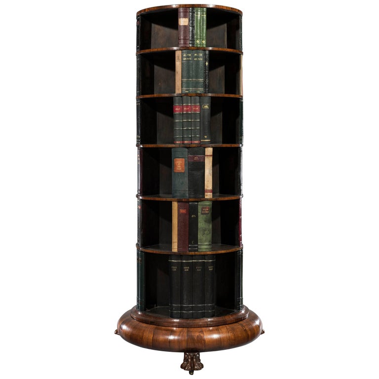 Bookcase Revolving at 1stDibs