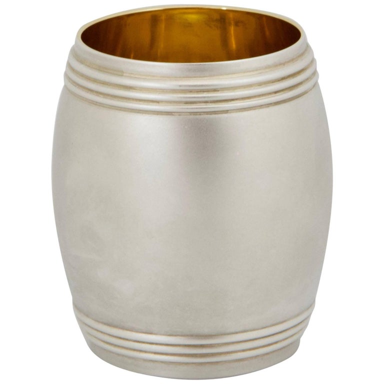 Modern Sterling Silver Bourbon Cup For Sale at 1stDibs