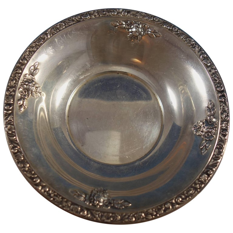 Meadow Rose by Watson Wallace Sterling Silver Candy Dish #A229 ...