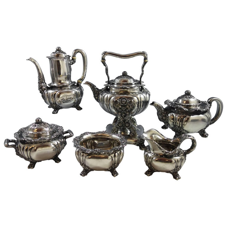 Chrysanthemum by Tiffany and Co. Sterling Silver Six-Piece Tea Set ...