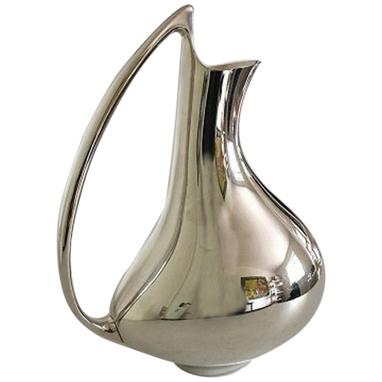 Henning Koppel 992 Handcrafted Sterling Silver Pitcher for Georg Jensen ...