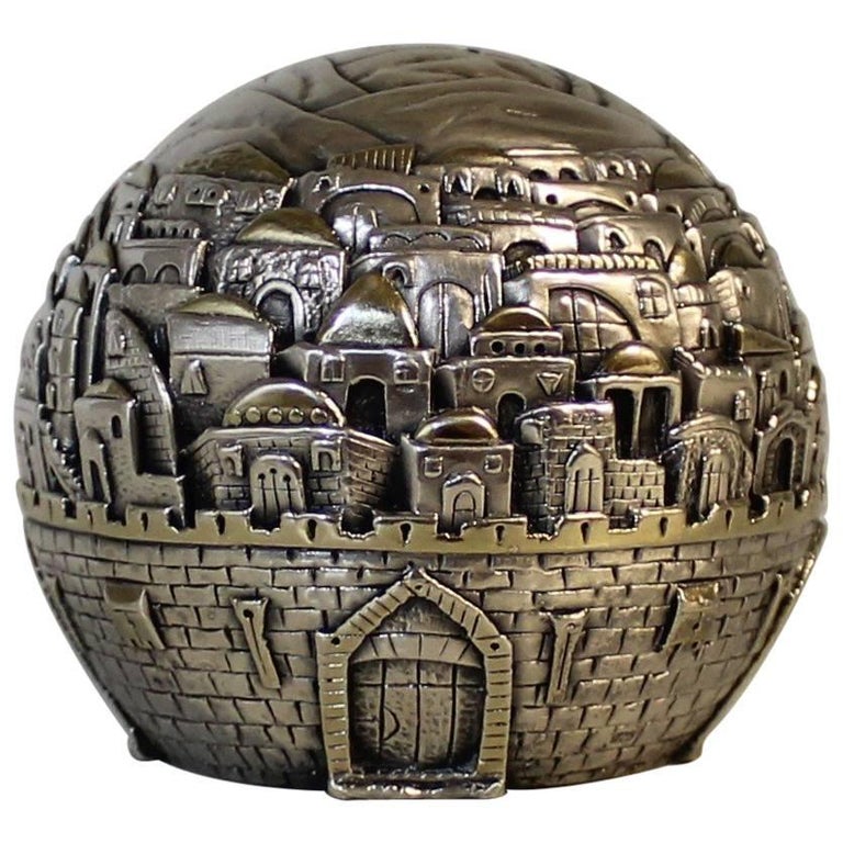 Sterling Silver Jerusalem Paperweight at 1stDibs