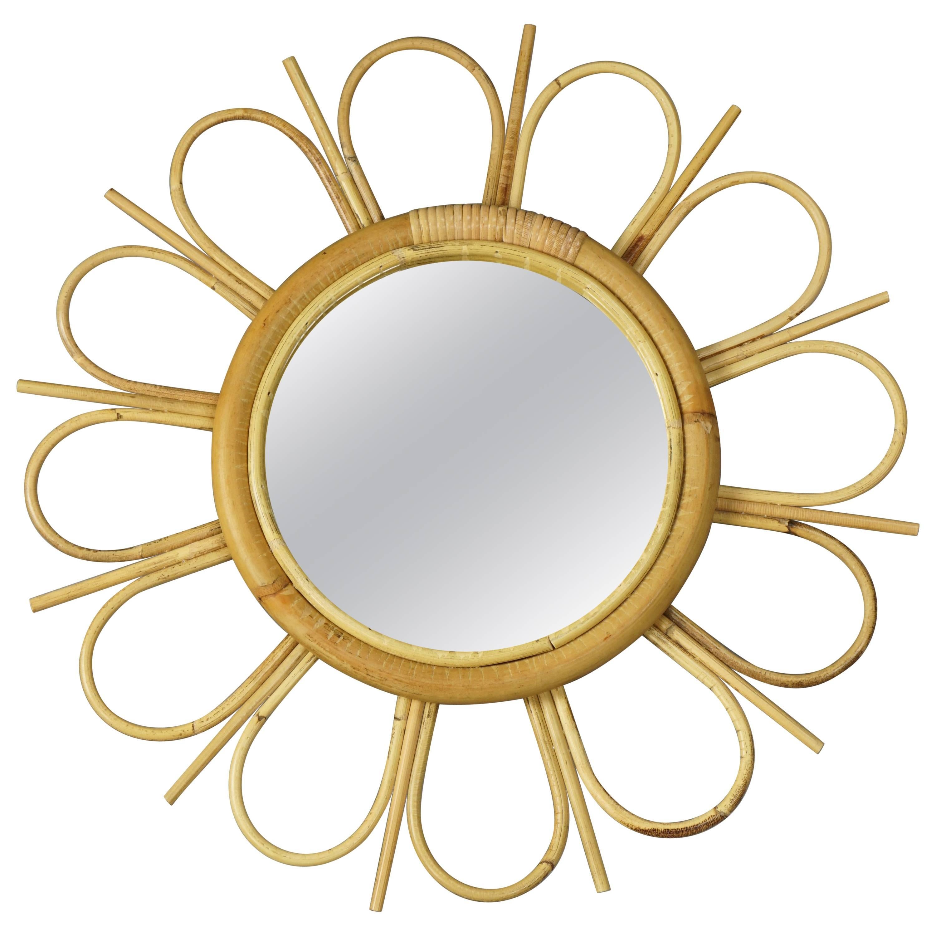 Rattan Mirror at 1stDibs