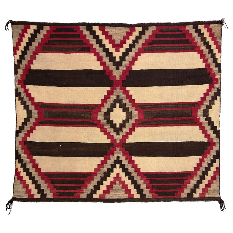 Vintage Navajo Chiefs Blanket '4th Phase Variant', Early 20th Century ...
