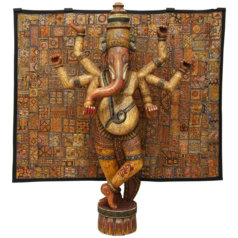 Monumental Indian Ganesh Sculpture, 1970s, India For Sale at 1stDibs