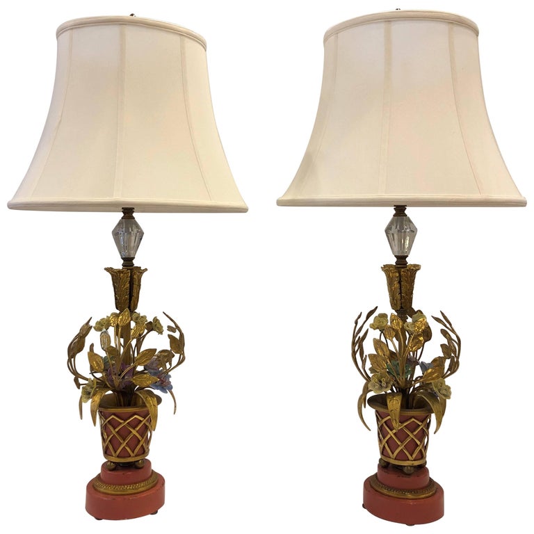 Pair of Fine Italian Style Lamps For Sale at 1stDibs