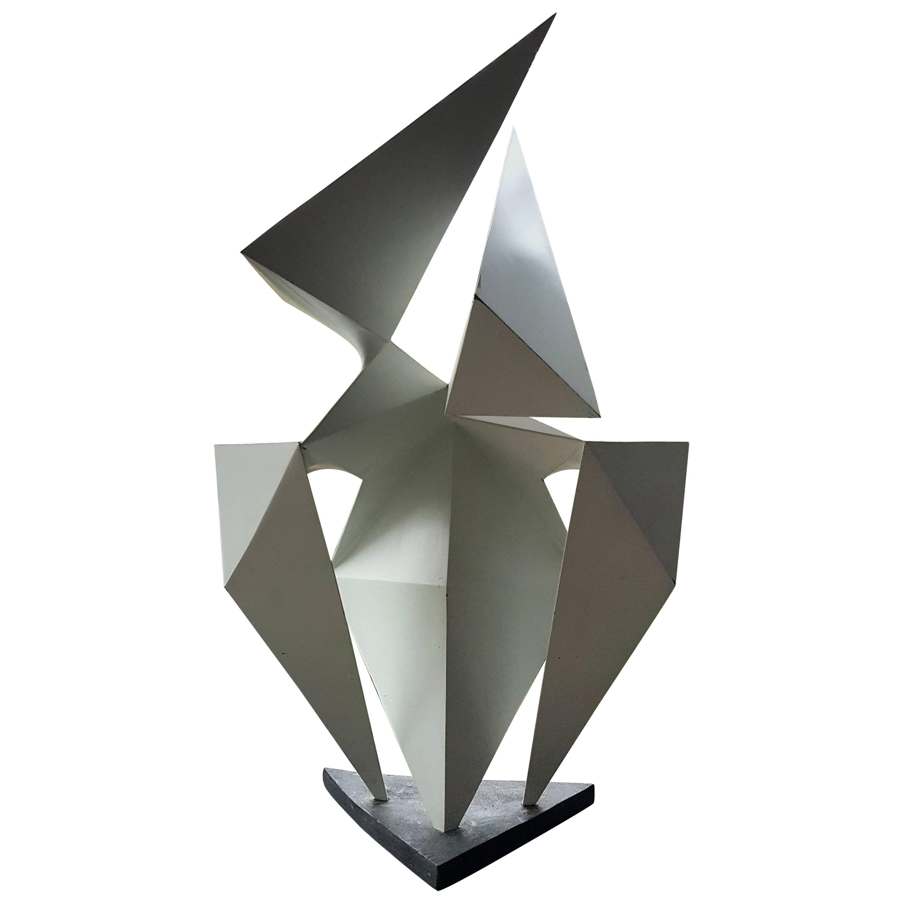 Abstract Steel Sculpture by Artist: Michael Bigger at 1stDibs