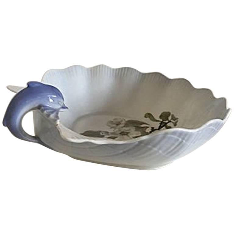 Royal Copenhagen Art Nouveau Dolphin Dish #53/17 For Sale at 1stDibs