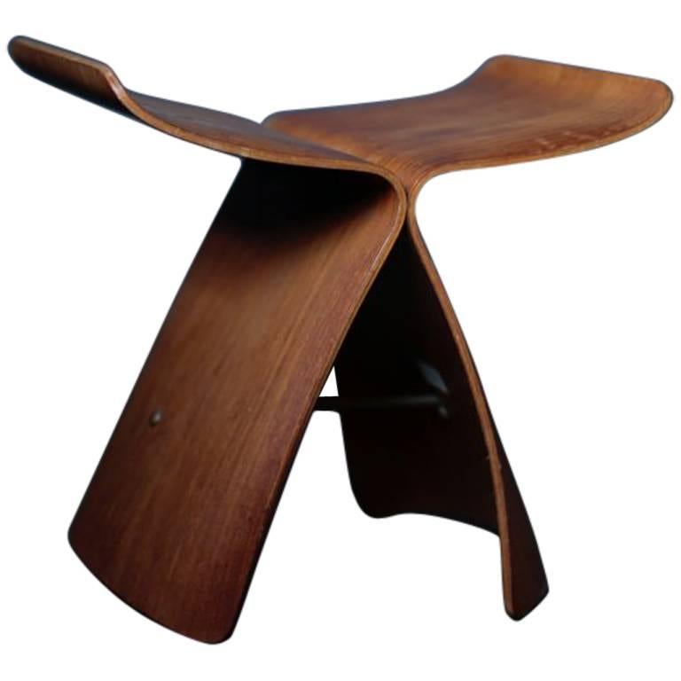 Sori Yanagi - Butterfly Stool For Sale at 1stdibs