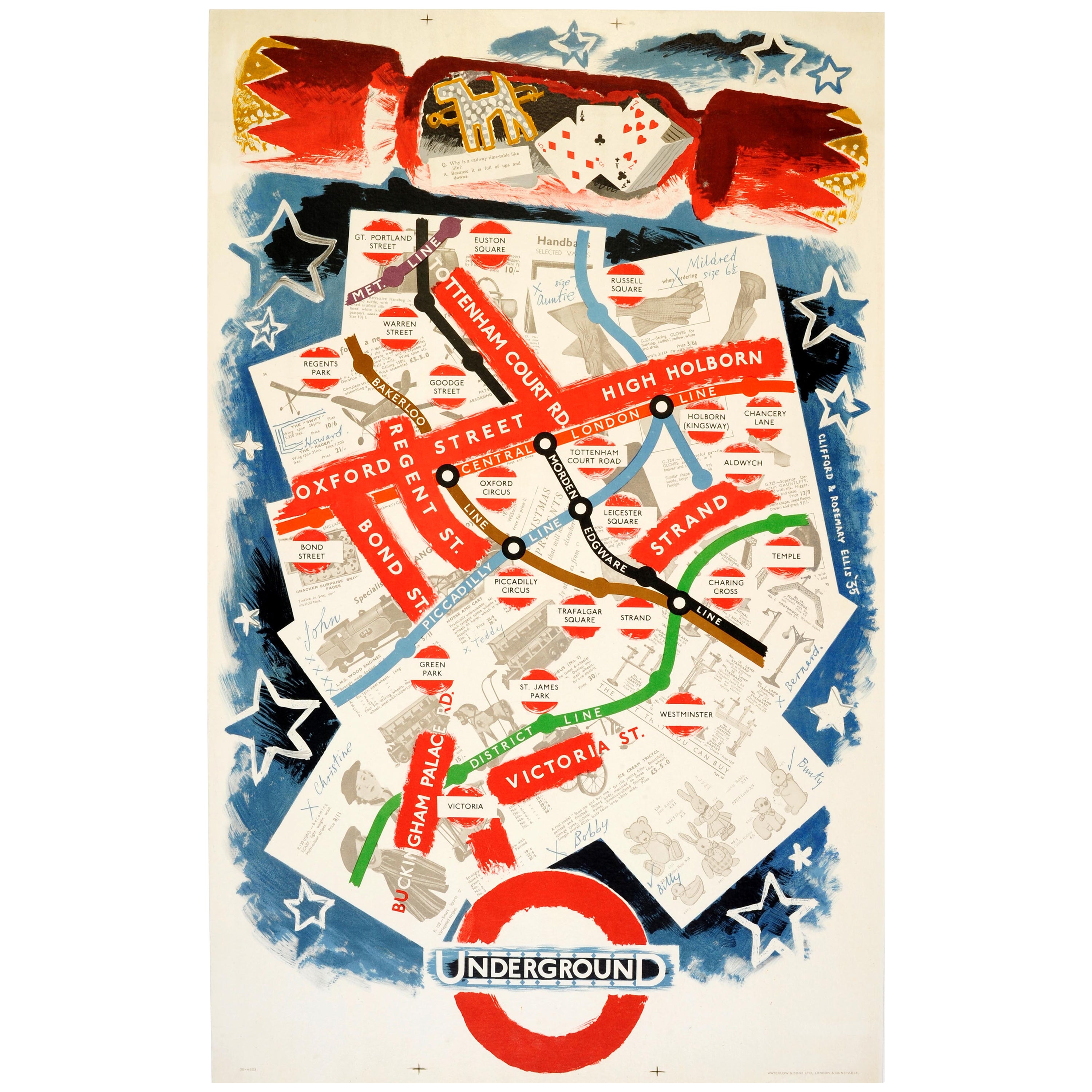 Original Vintage 1926 London Underground Poster for Country Excursions ...