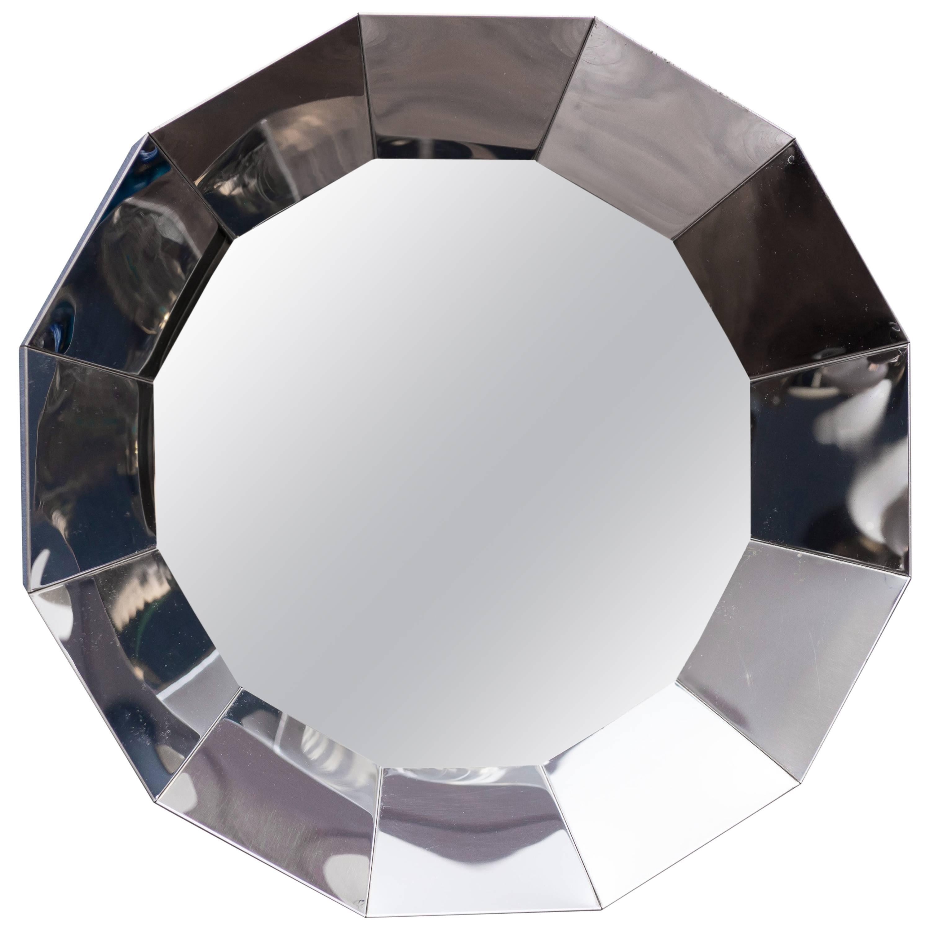 C.Jere Chrome Mirror at 1stDibs