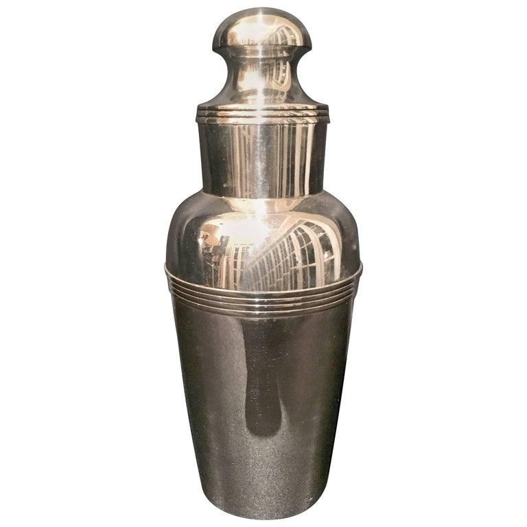 Silver Plate Cocktail Shaker at 1stDibs