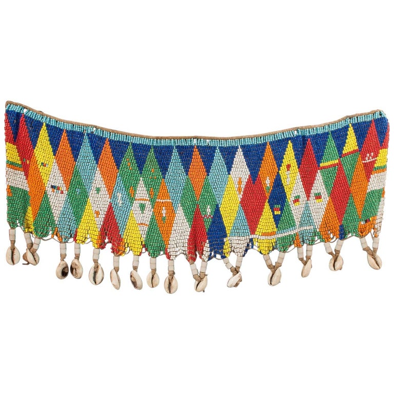 Early to Mid-20th Century Tribal Beaded Cache-Sexe Modesty Apron ...