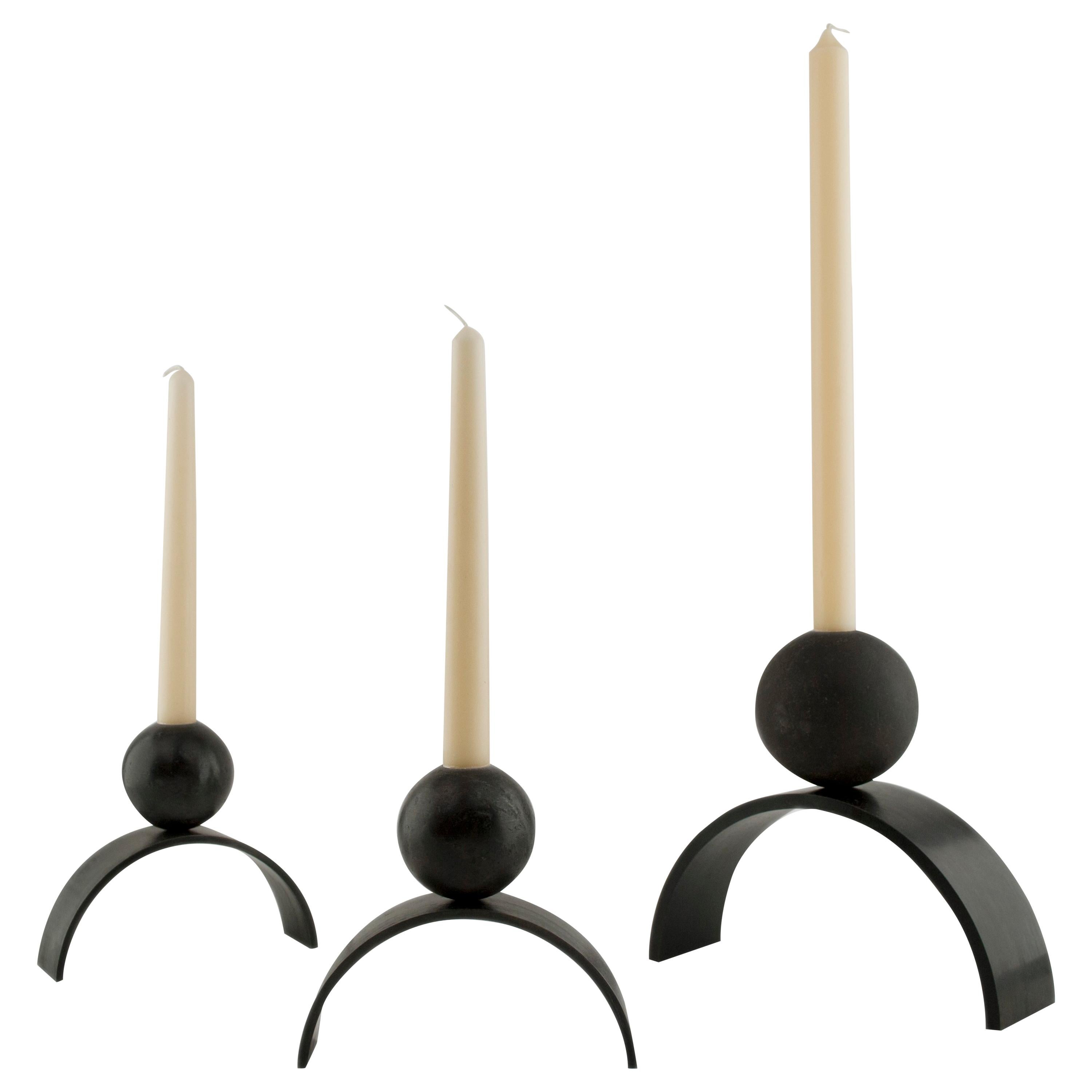 Contemporary Arch and Ball Extra Large Candle Holder at 1stDibs