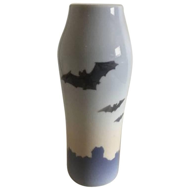Royal Copenhagen Art Nouveau Bat Vase #225/232 For Sale at 1stDibs