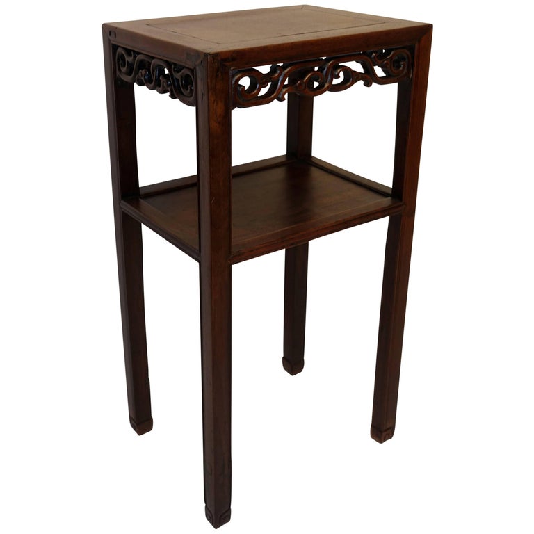 19th Century Chinese Carved Wood Pedestal Stand at 1stDibs | chinese ...