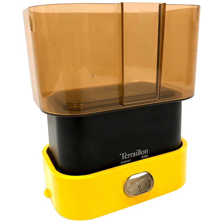 Space Age Food Scale by Marco Zanuso for Terraillon in Yellow at 1stDibs