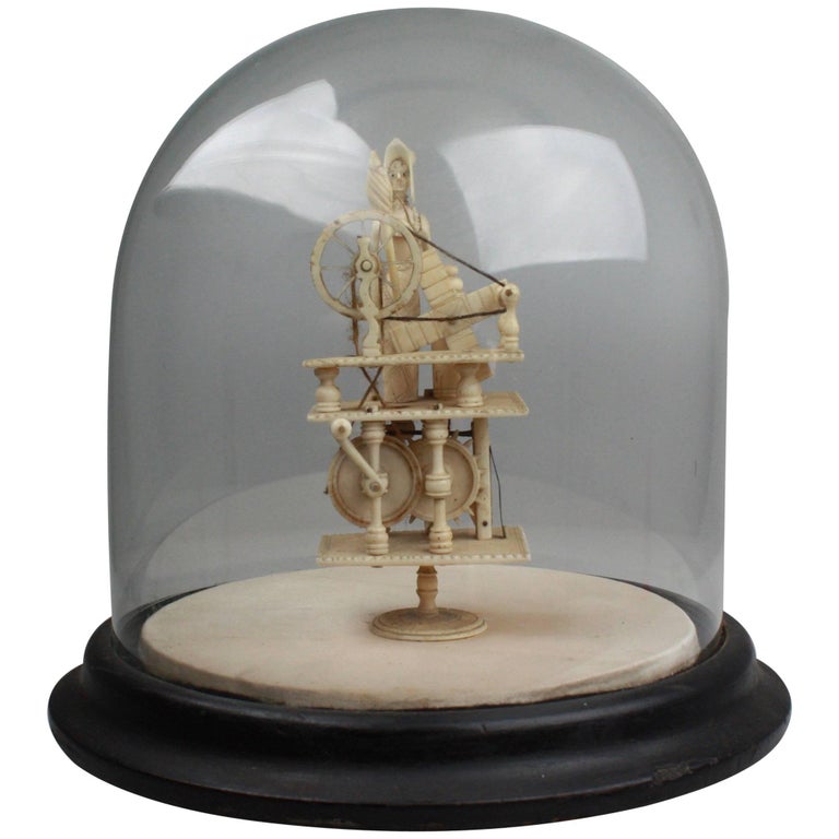 Napoleonic Prisoner of War Spinning Jenny Automaton, circa 1810 at 1stDibs