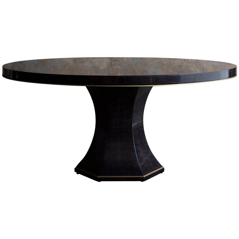 Davidson's Modern, Circular "Chatsworth" Dining Table, in Sycamore ...