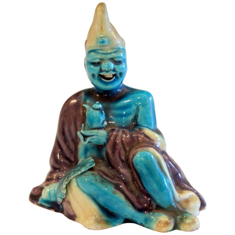 Old or Antique Chinese Porcelain Buddha Nodder Bobblehead Spirit ...