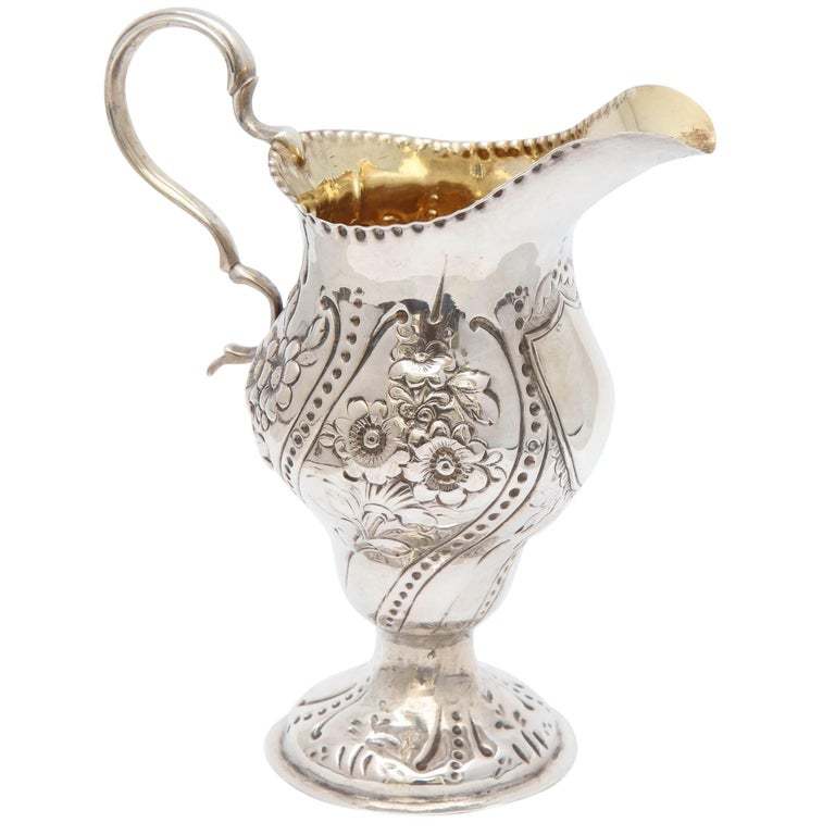 George III Sterling Silver Cream Jug or Pitcher at 1stDibs