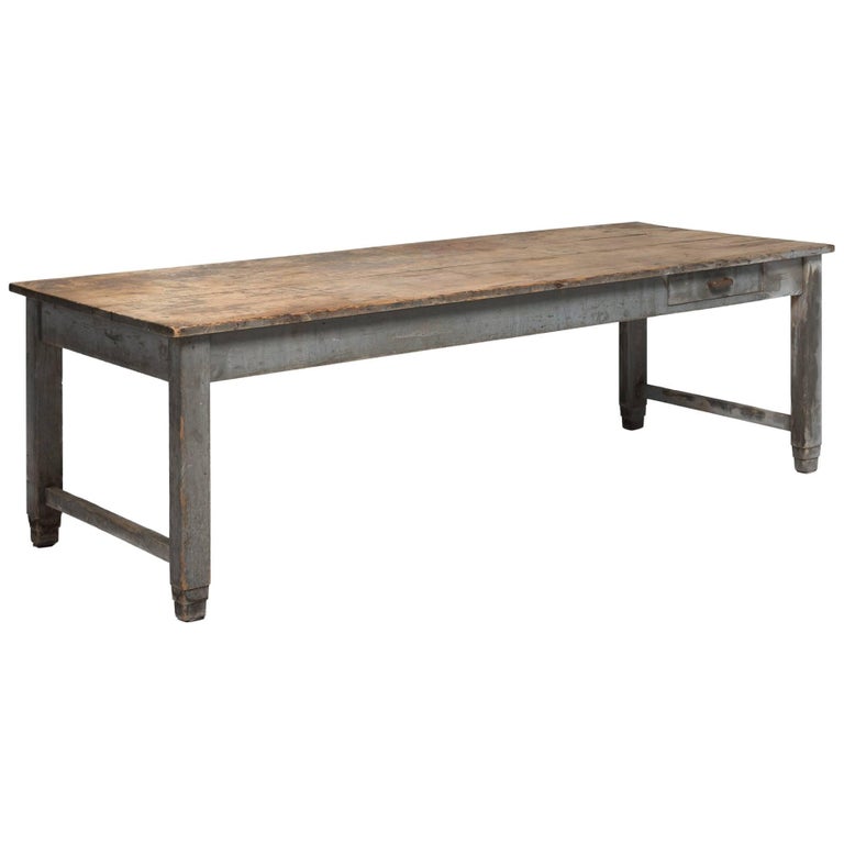 Grey Work Table, circa 1930 at 1stDibs