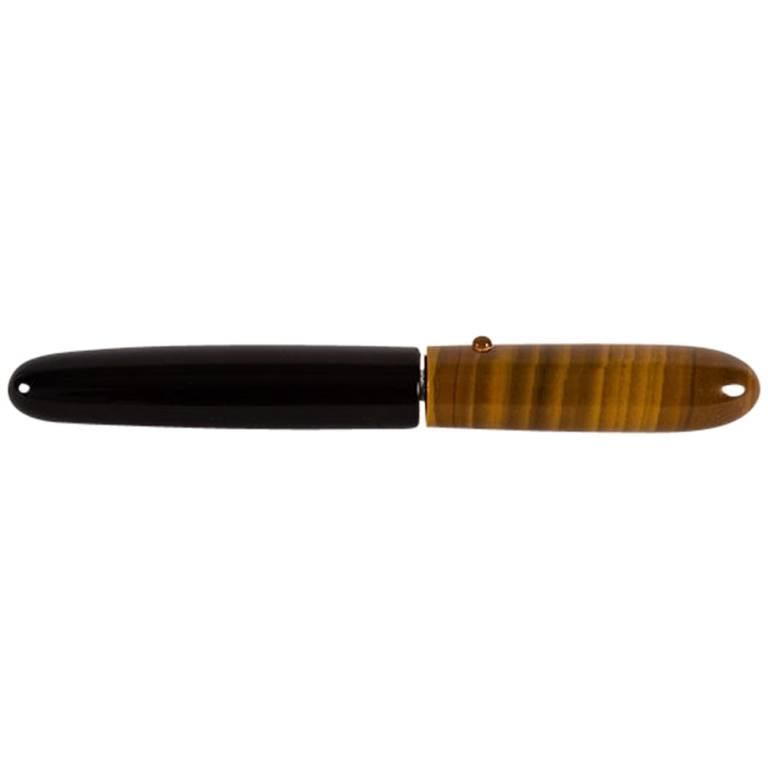 Repousse Sterling Silver Fountain Pen at 1stDibs