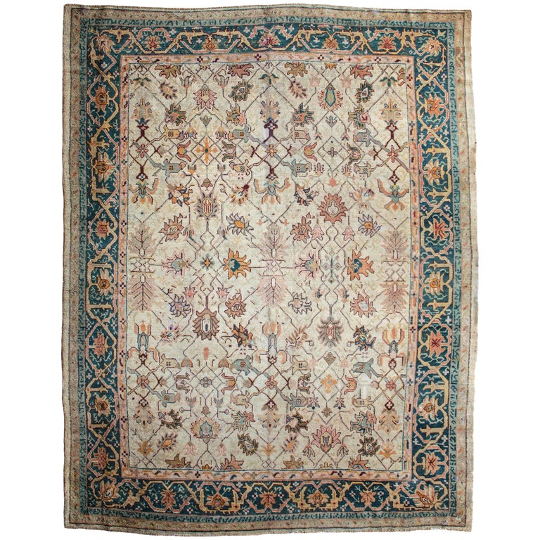 Antique Ushak carpet, Anatolia For Sale at 1stDibs