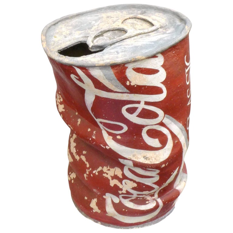 Huge Handmade Ceramic Coca Cola Can Sculpture at 1stDibs