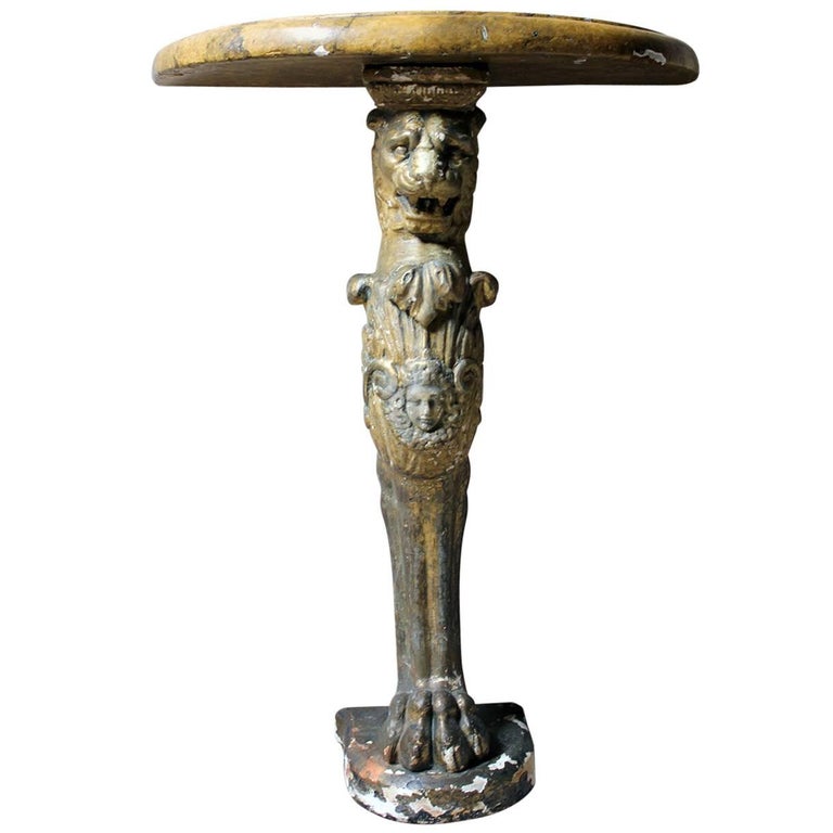 Regency Period Gilded Leopard Monopodia Console Table, circa 1810-1820 ...