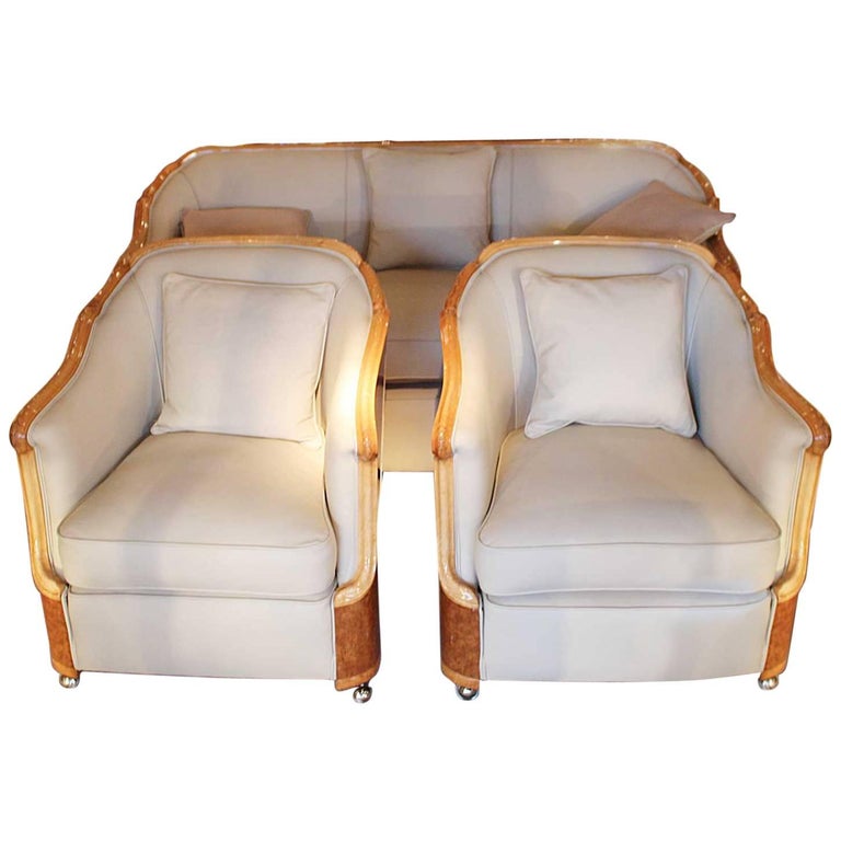 Art Deco Three-Piece Suite at 1stDibs