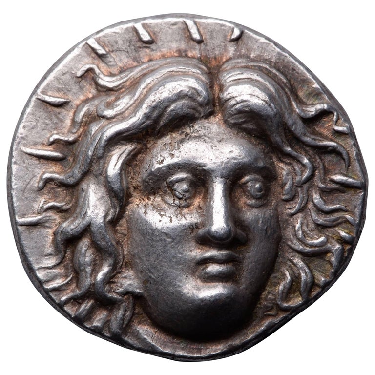 Heavy Gold Octadrachm Medallion Coin of Queen Arsinoe II, 253 BC at 1stdibs