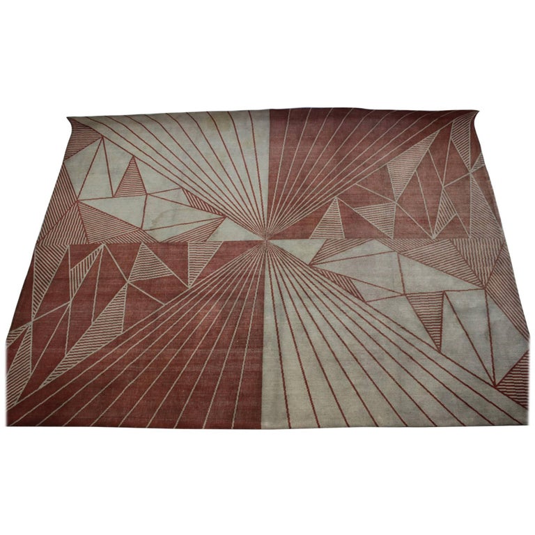 Extraordinary Huge Design Geometric Carpet / Rug For Sale at 1stdibs
