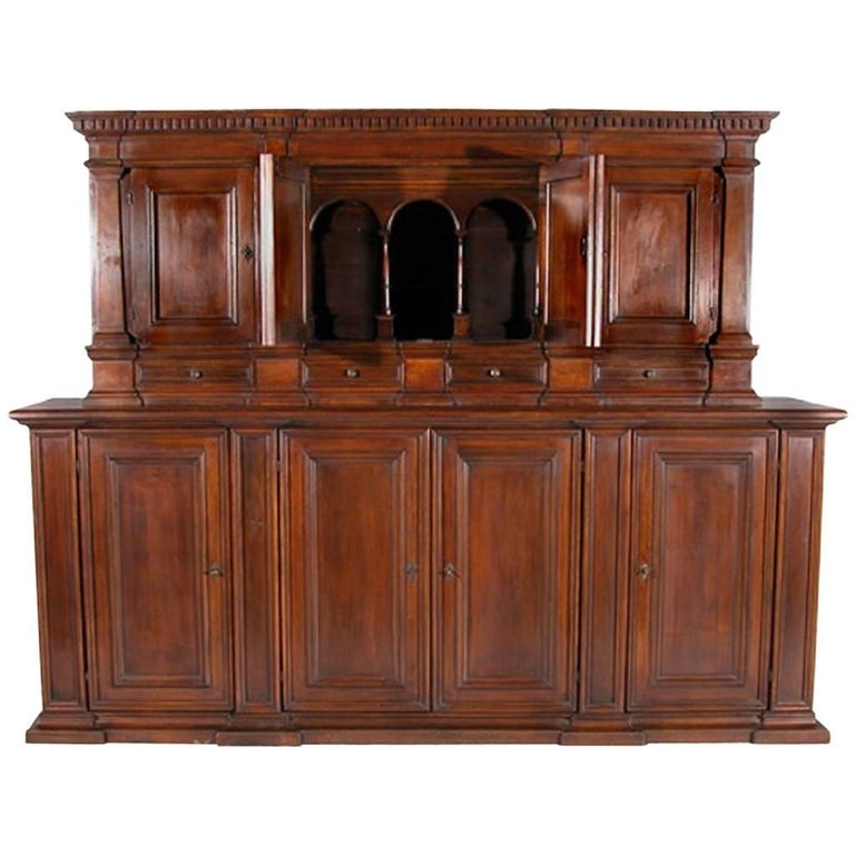 17th Century Renaissance Style Italian Cabinet circa 1950 - FREE LOCAL ...