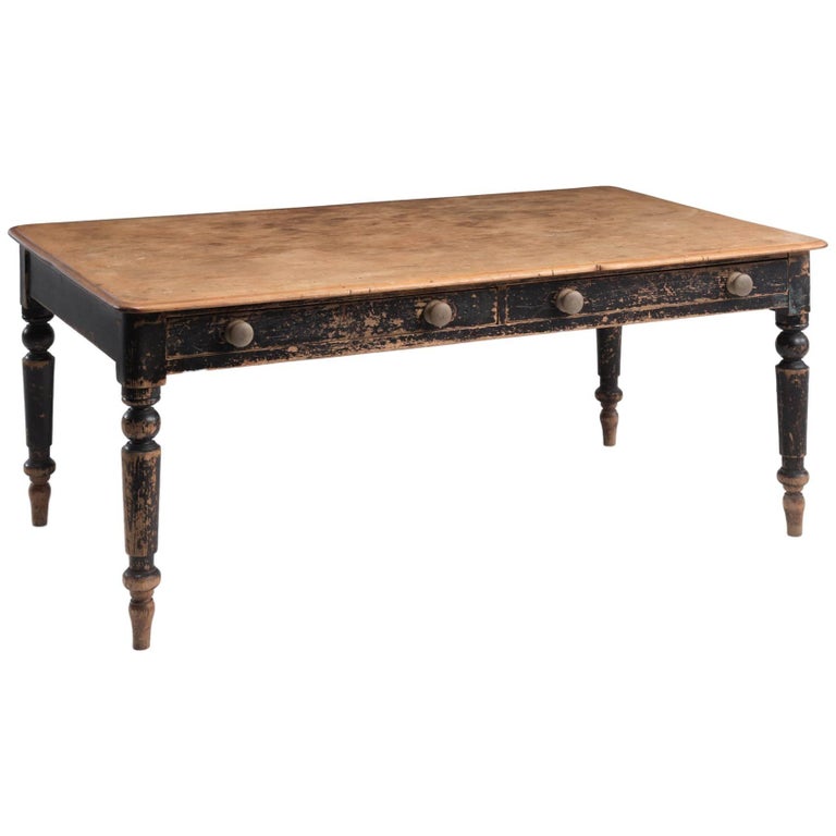 Rustic Farmhouse Table, circa 1860 at 1stDibs