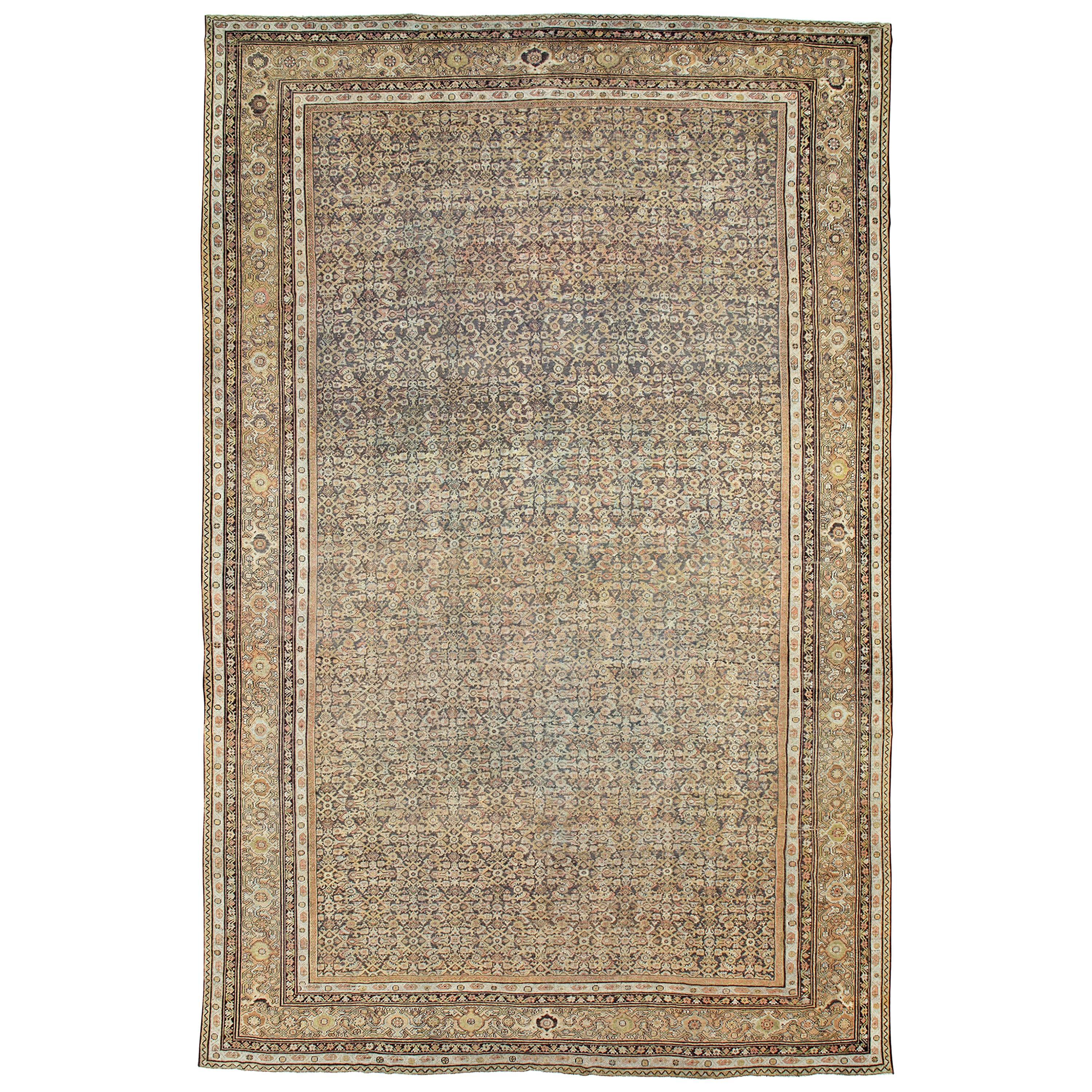 Antique Persian Mahal Rug For Sale at 1stDibs