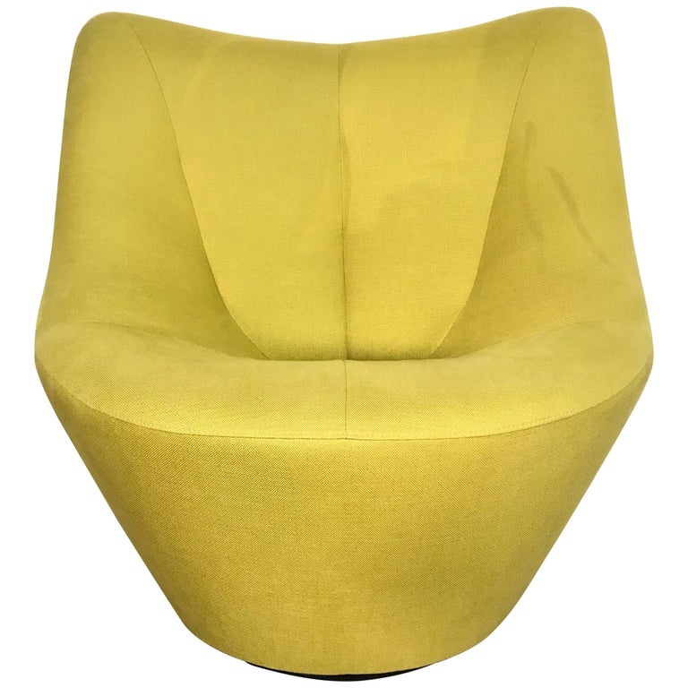 Pierre Paulin “Anda” Swivel High Back Chair for Ligne Roset at 1stDibs