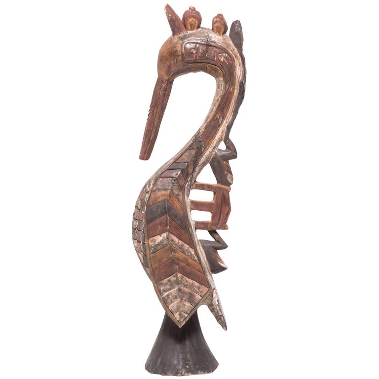 Early 20th Century Baga Bird Sculpture at 1stDibs