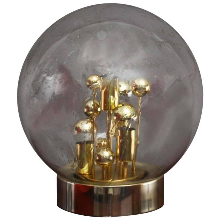 Handblown Bubble Glass Table Lamp by Doria Leuchten at 1stDibs